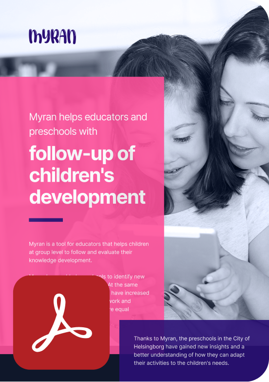 Myran-Följa upp läroplan och kompetensutveckling för förskolan